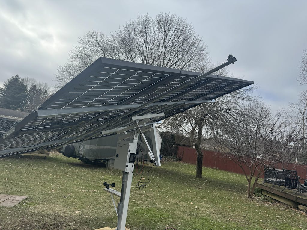 Dual Axis Solar Tracker System Help To Increase 40% Power | ECO-WORTHY