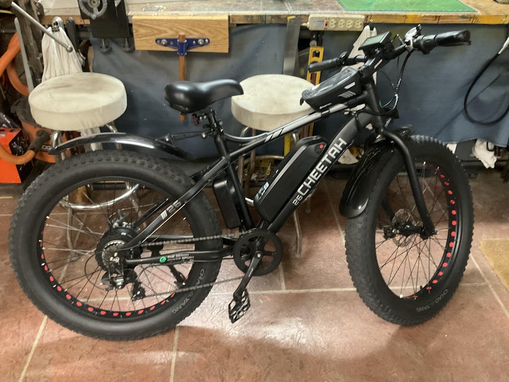 ECOTRIC 26 inch Fat Tire Beach Snow Electric Bike - Matt Black ...