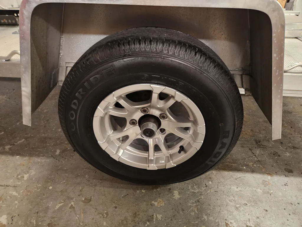eCustomrim Aluminum Trailer Wheel 13X5 13 X 5 5 Lug On 4.5 Avalanche S ...