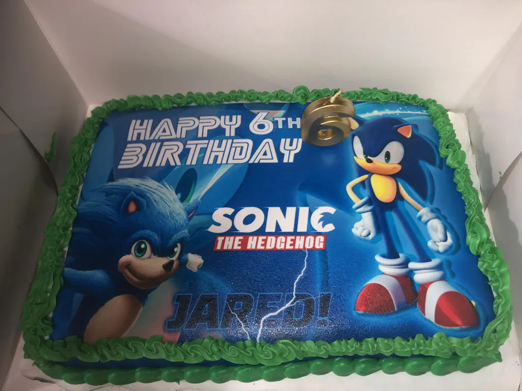 Sonic the Hedgehog Edible Cake Toppers – Ediblecaketopper