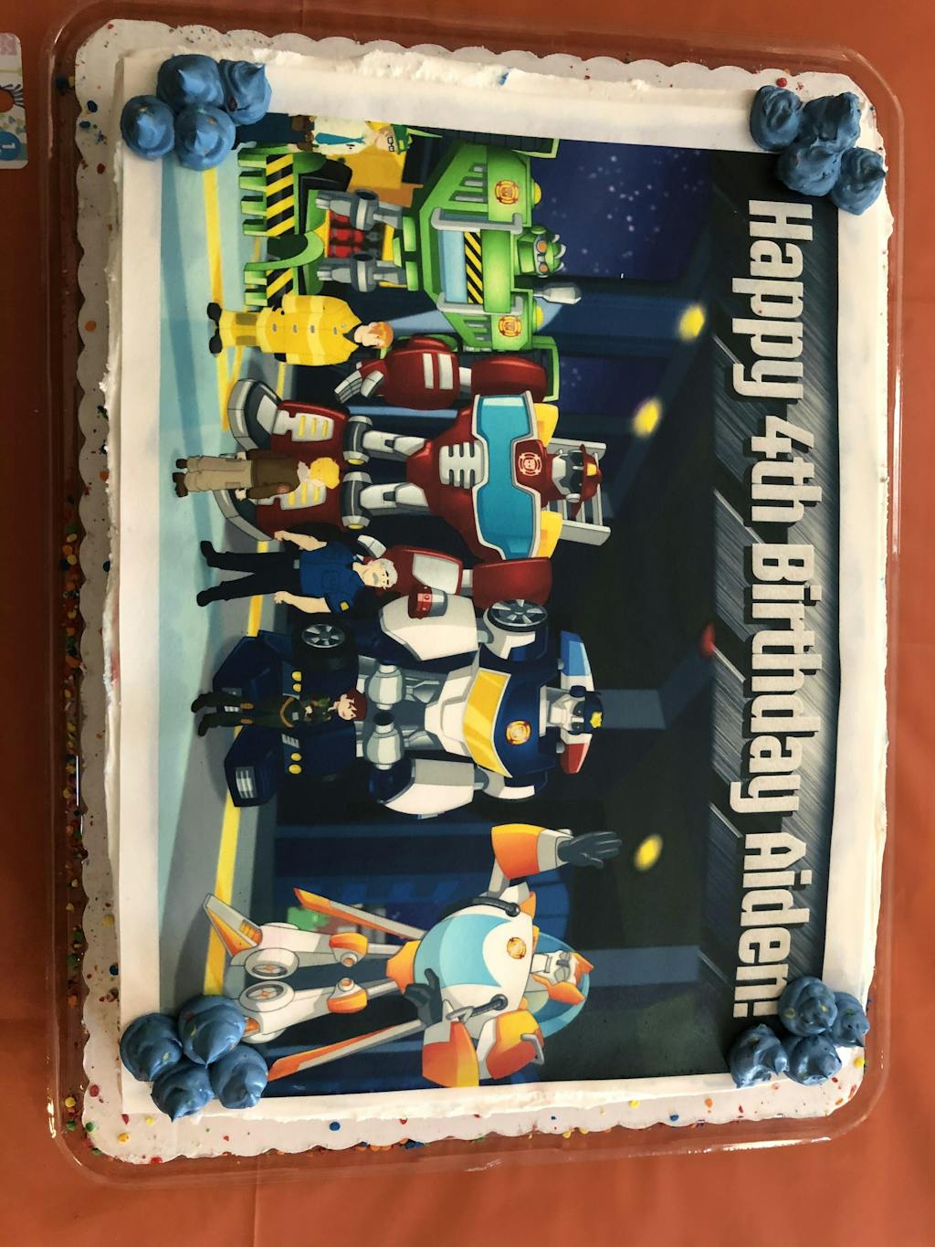 Transformer Rescue Bots Edible Cake Toppers – Ediblecaketopper