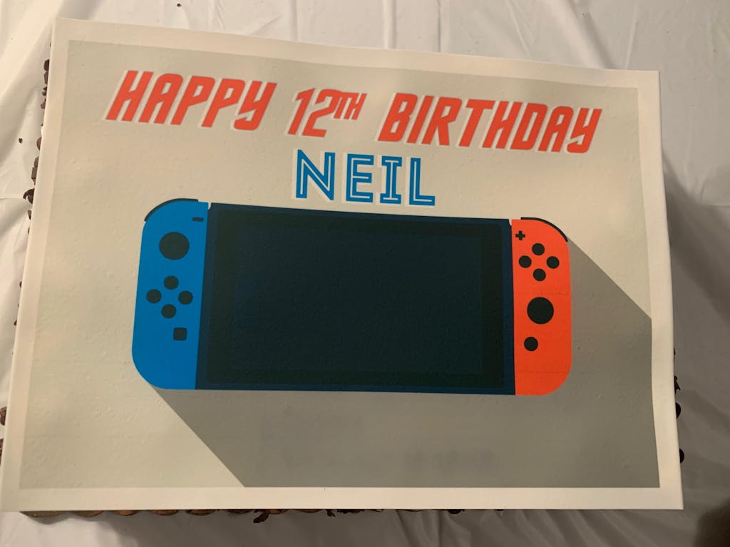 Nintendo Switch Console Edible Cake Toppers – Ediblecaketopper
