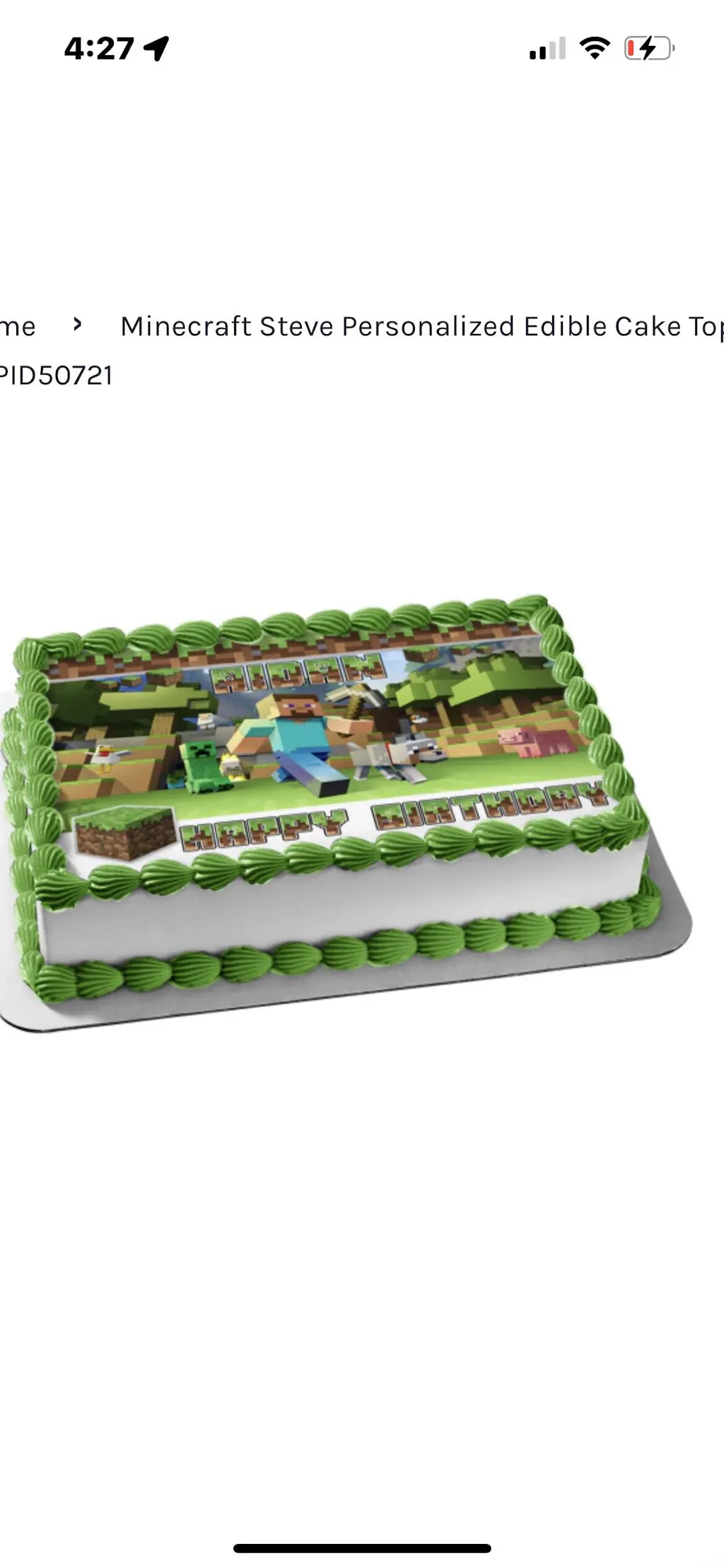 Minecraft Edible Cake Toppers – Ediblecaketopper