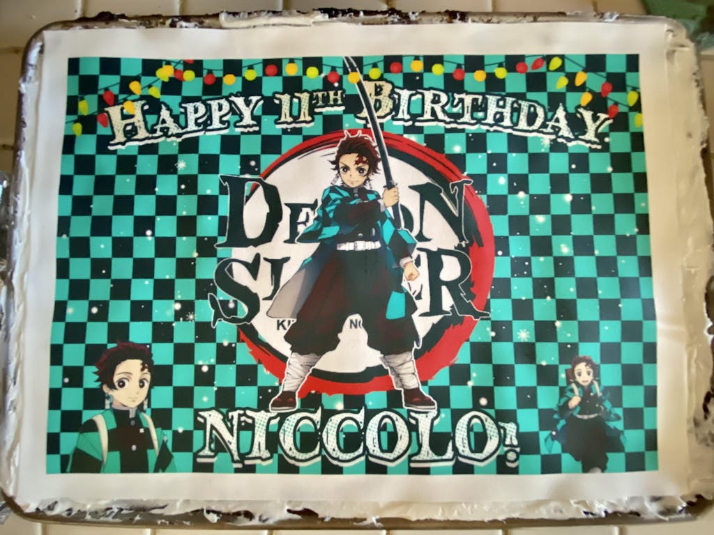 Tanjiro Kamado Demon Slayer Edible Cake Toppers – Ediblecaketopper