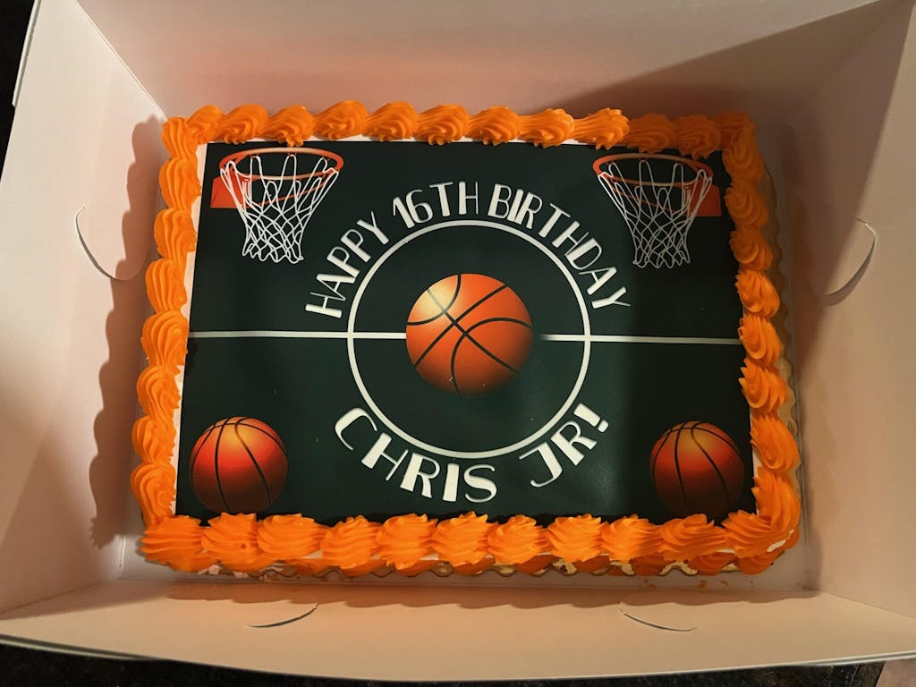 Basketball Fan Edible Cake Toppers – Ediblecaketopper