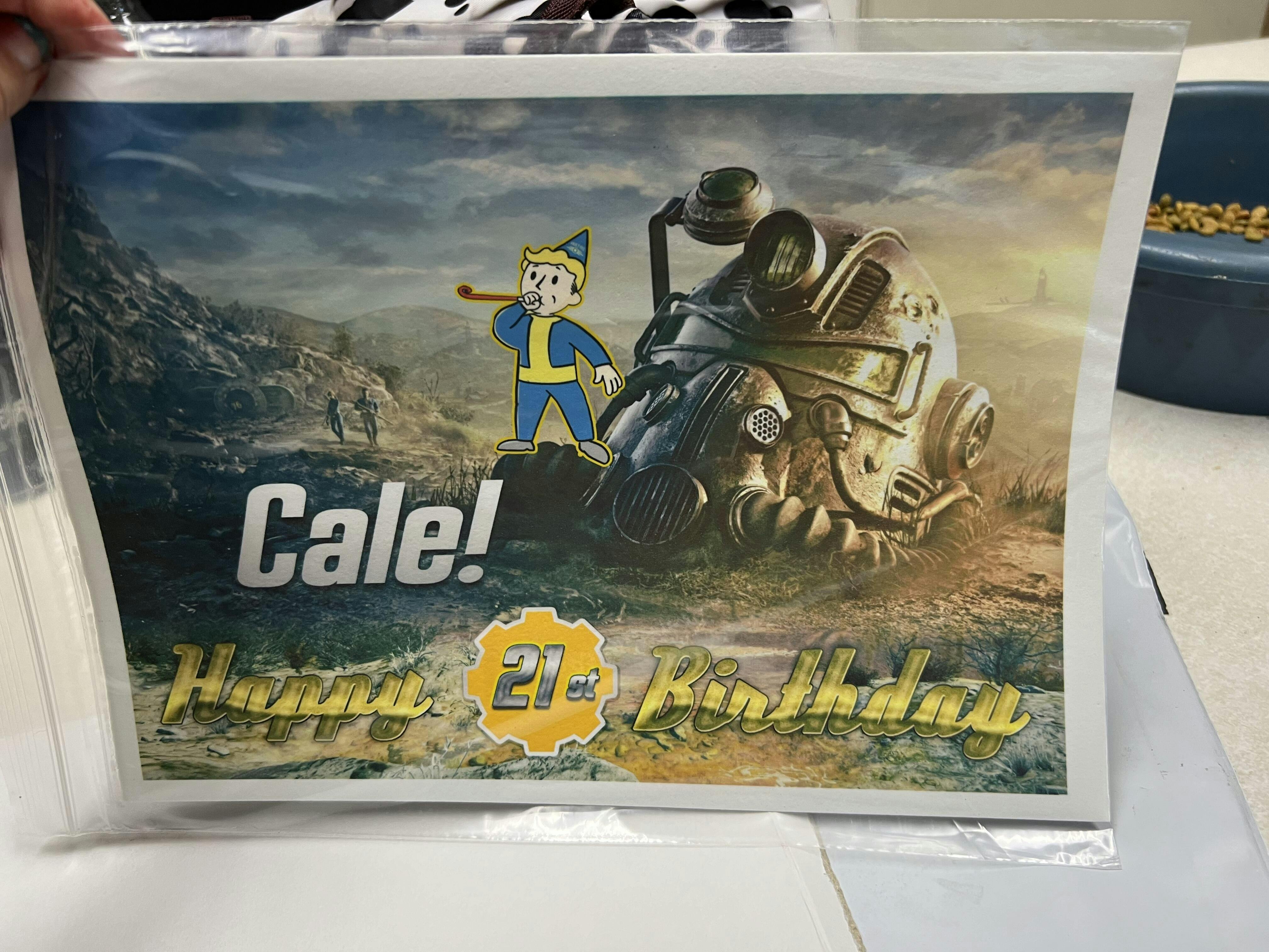 Fallout 76 Edible Cake Toppers – Edible Cake Topper Corp