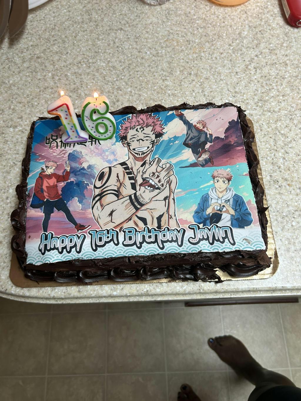 Jujutsu Kaisen Yuji Itadori Sukuna Edible Cake Toppers – Ediblecaketopper