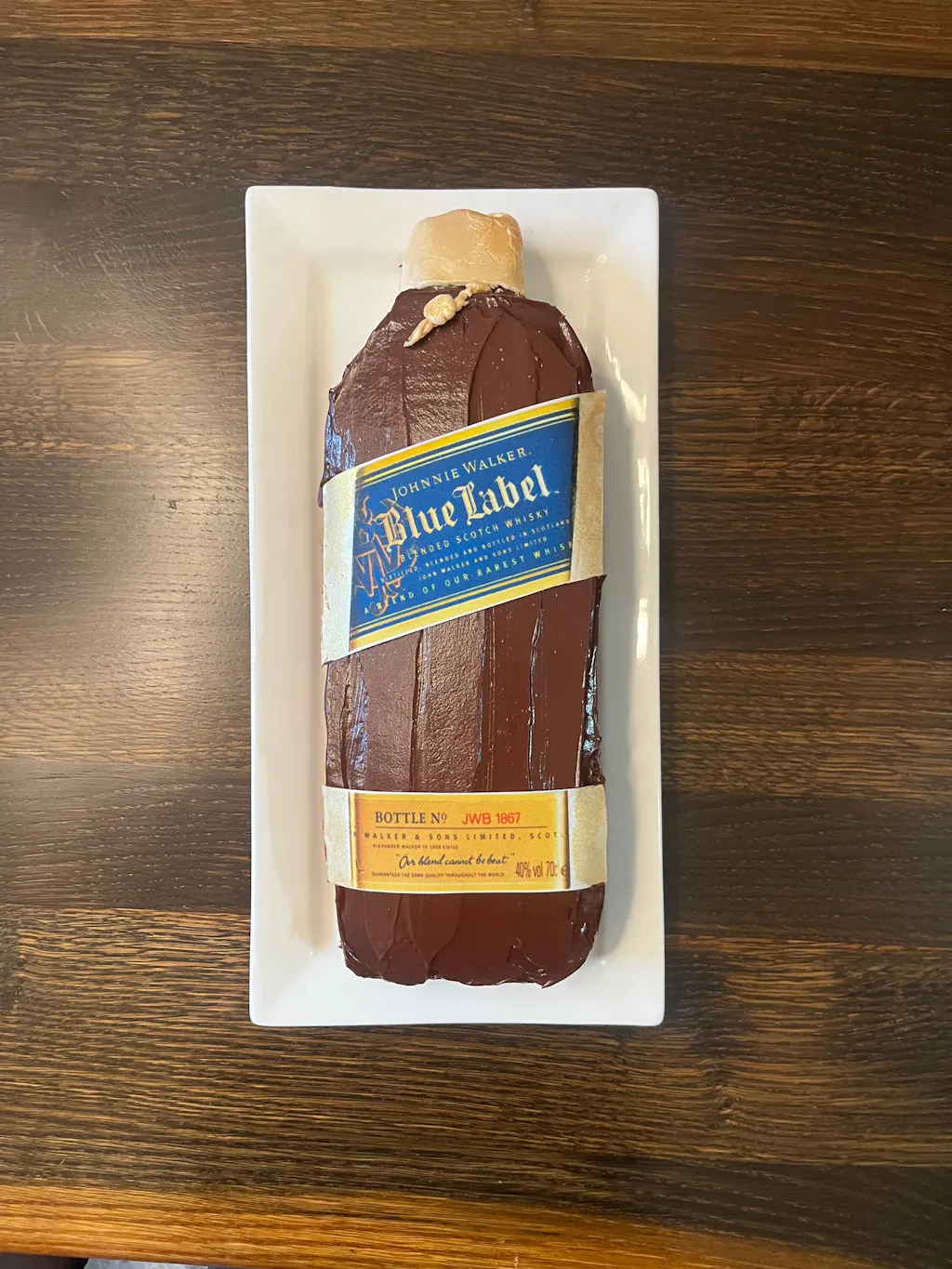 Johnnie Walker Blue Label Edible Cake Toppers – Ediblecaketopper