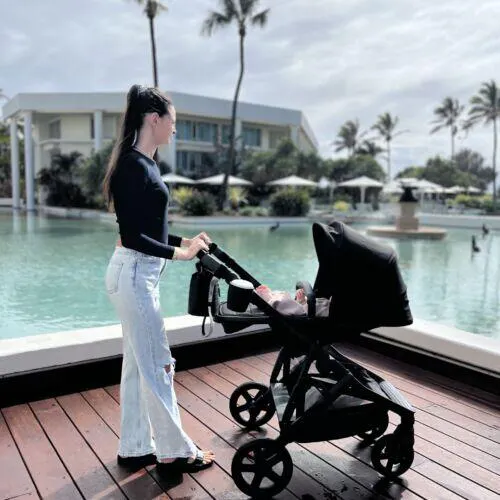Olive Double Pram - Adaptable and Luxurious | Edwards & Co New Zealand