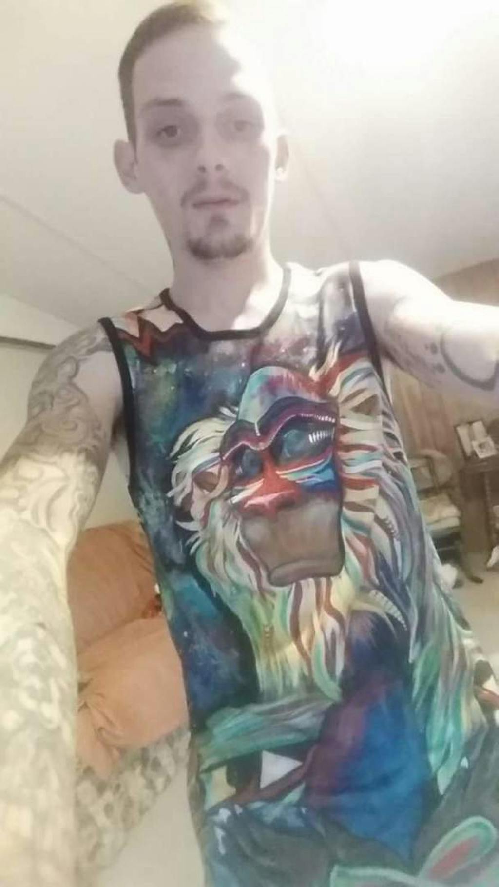 Meditating Rafiki Tank - Electro Threads