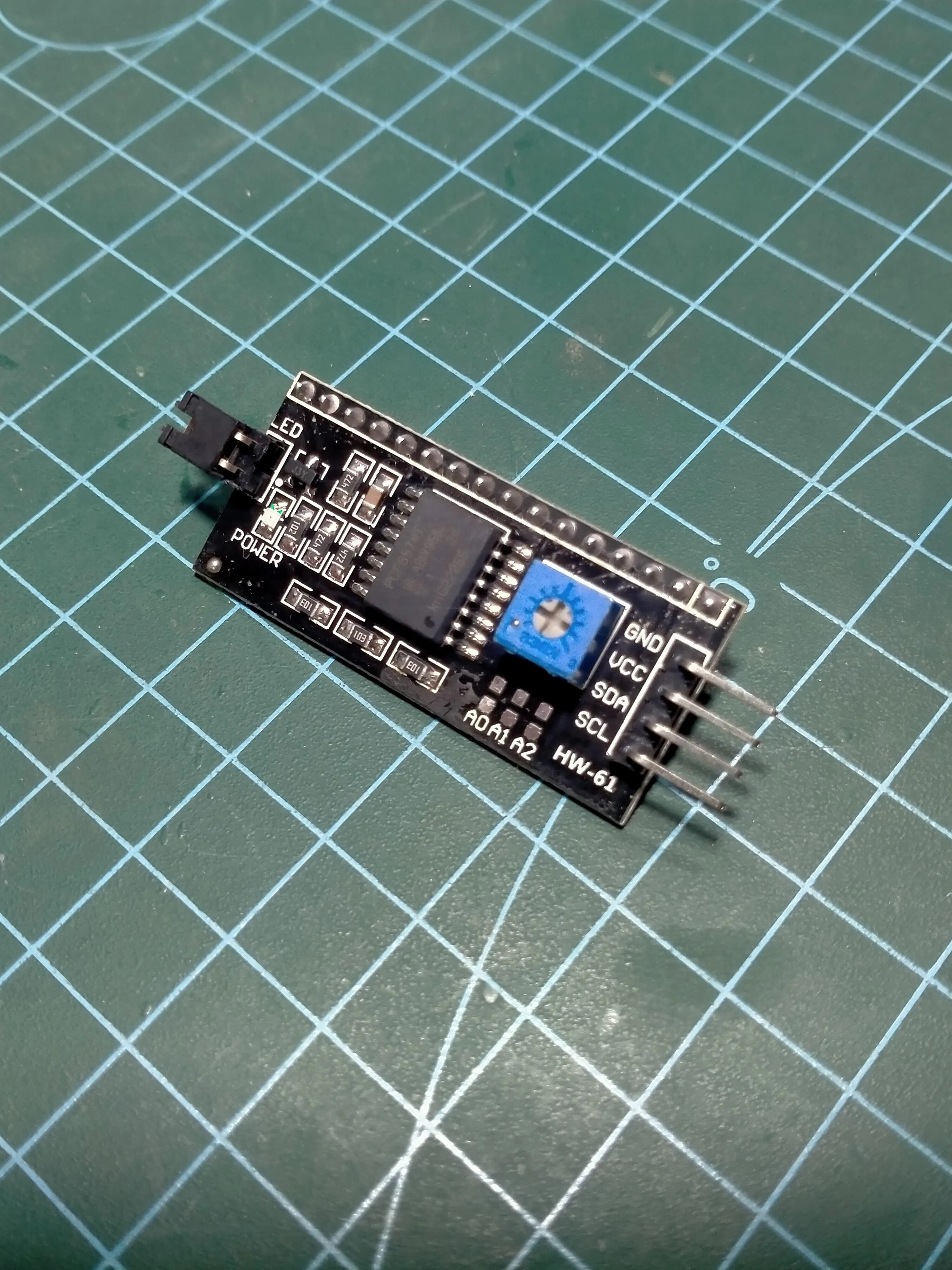 PCF8574 I2C 16 Pin LCD Display Adapter Module in Pakistan