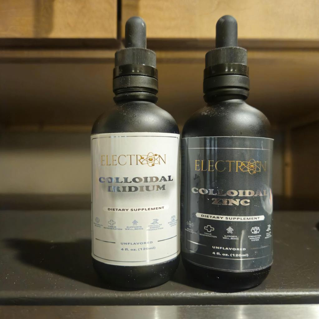 Colloidal Iridium – Boost Brain Cells, Performance,& Vitality – Electron Colloidal