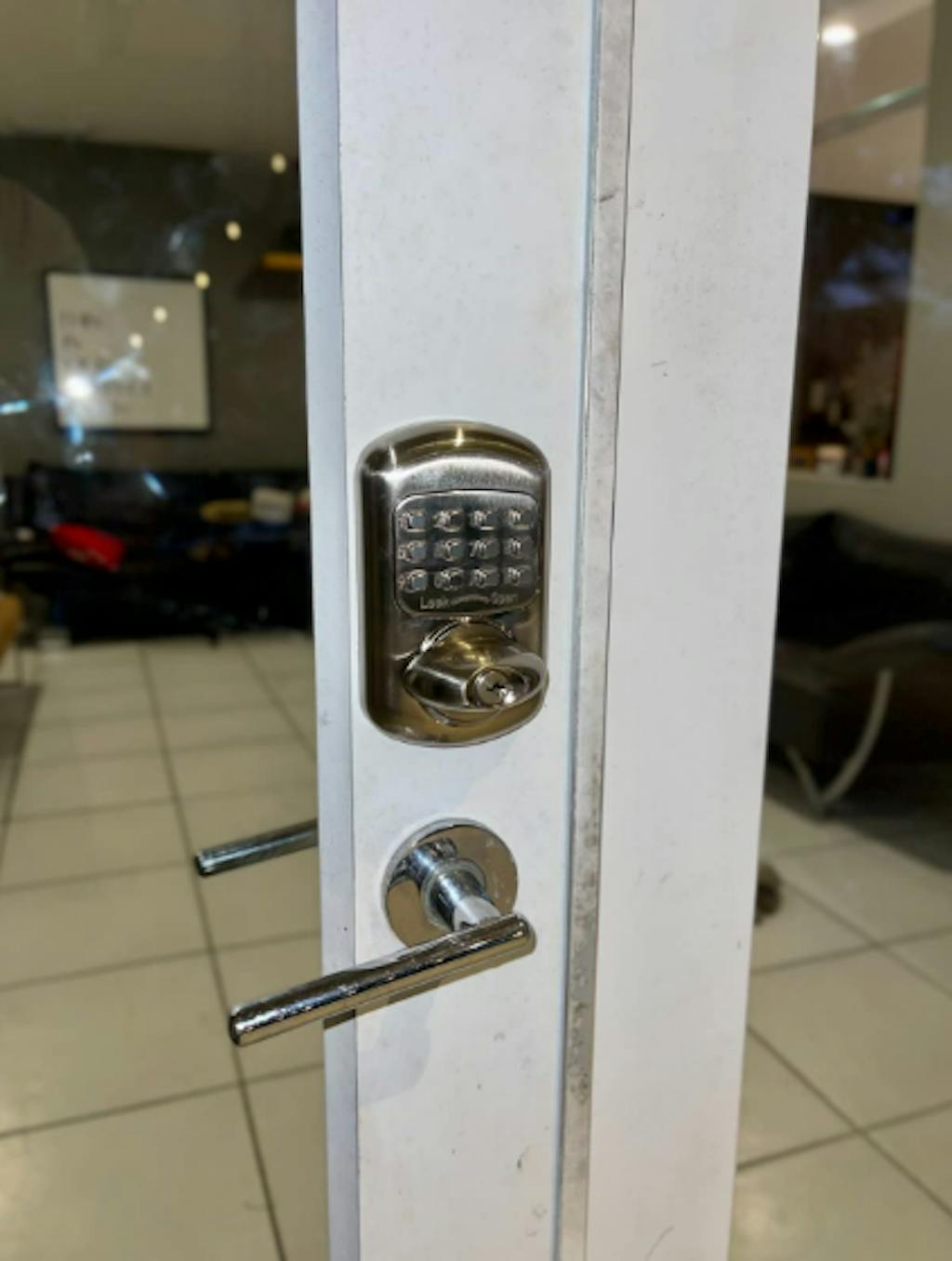 Elemake Keyless Deadbolt Keypad Entry Door Lock Zinc Alloy Sabbath Lock ...