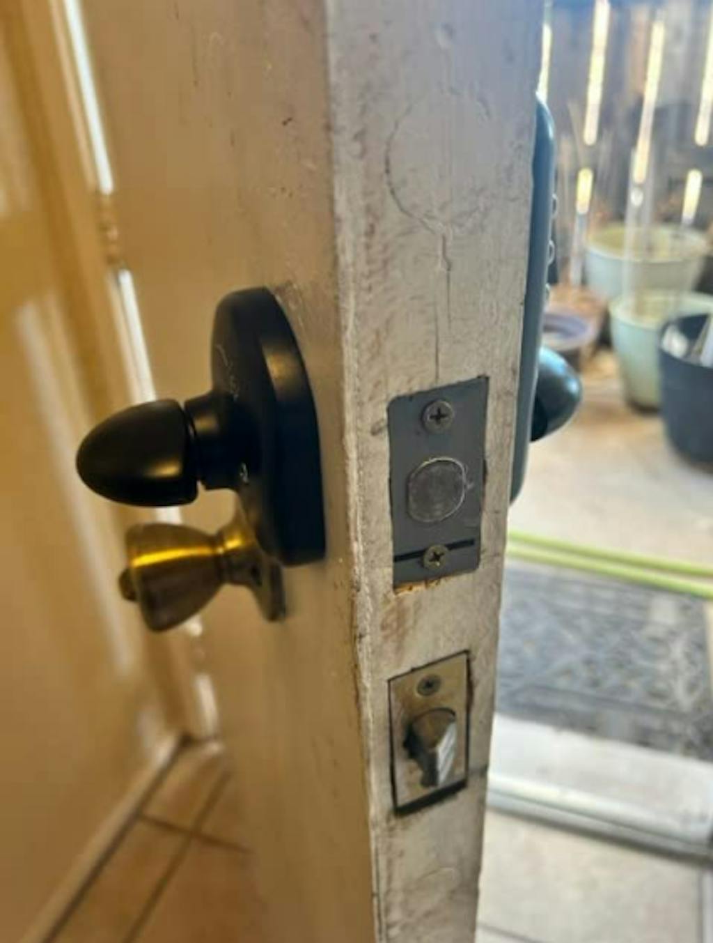 Elemake Keyless Deadbolt Keypad Entry Door Lock Zinc Alloy Sabbath Lock ...