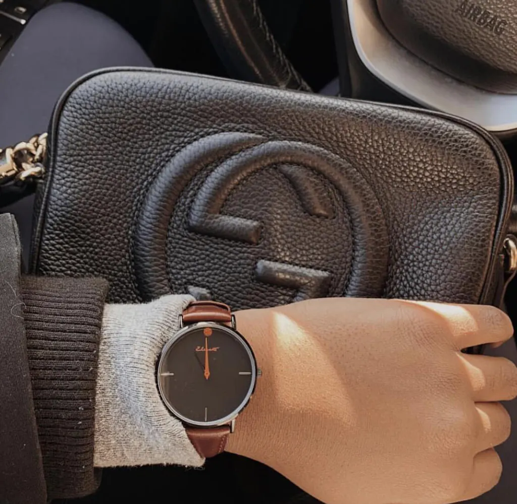 BEST FRIEND 36 Mahogany | Womens Light Brown Leather Watch | Elements ...