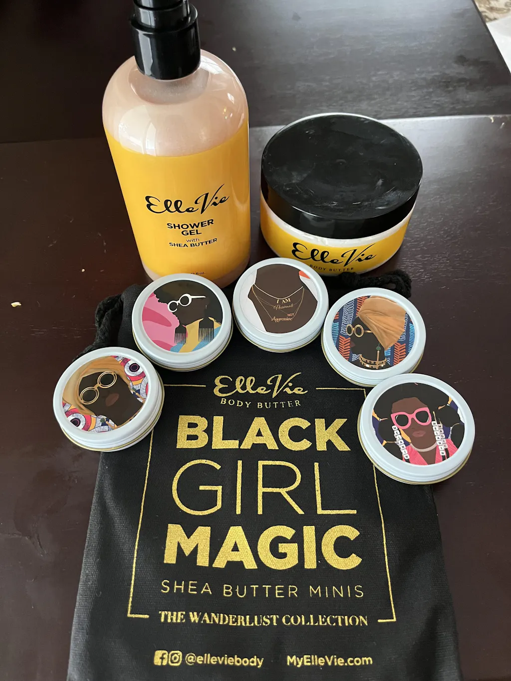 Black Girl Magic Shea Butter Minis - Elle Vie Body Products