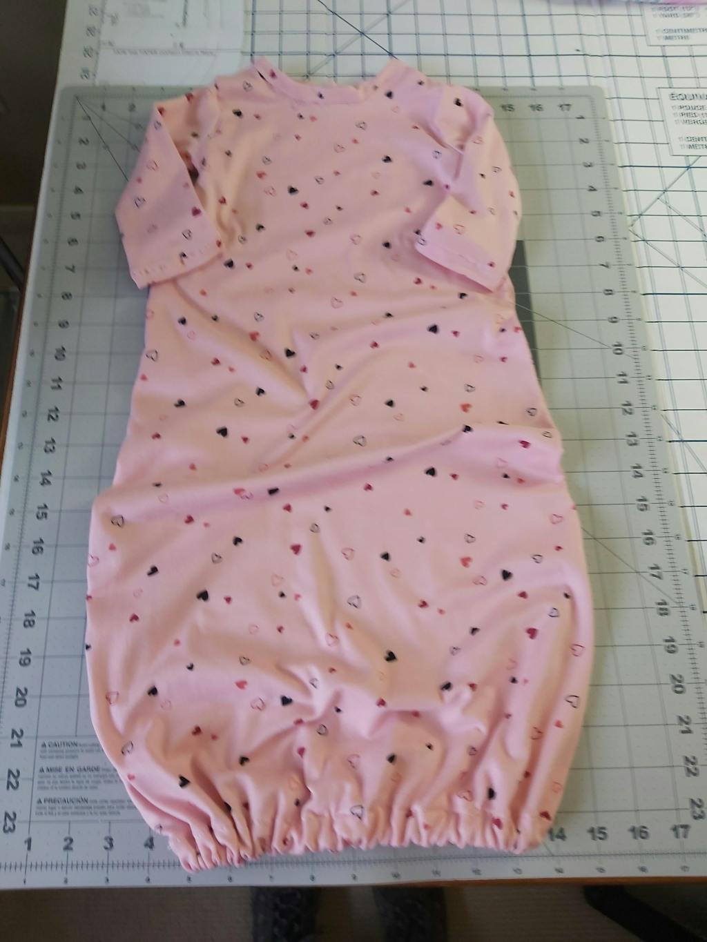 Baby Sleeper Gown & Cap Pattern