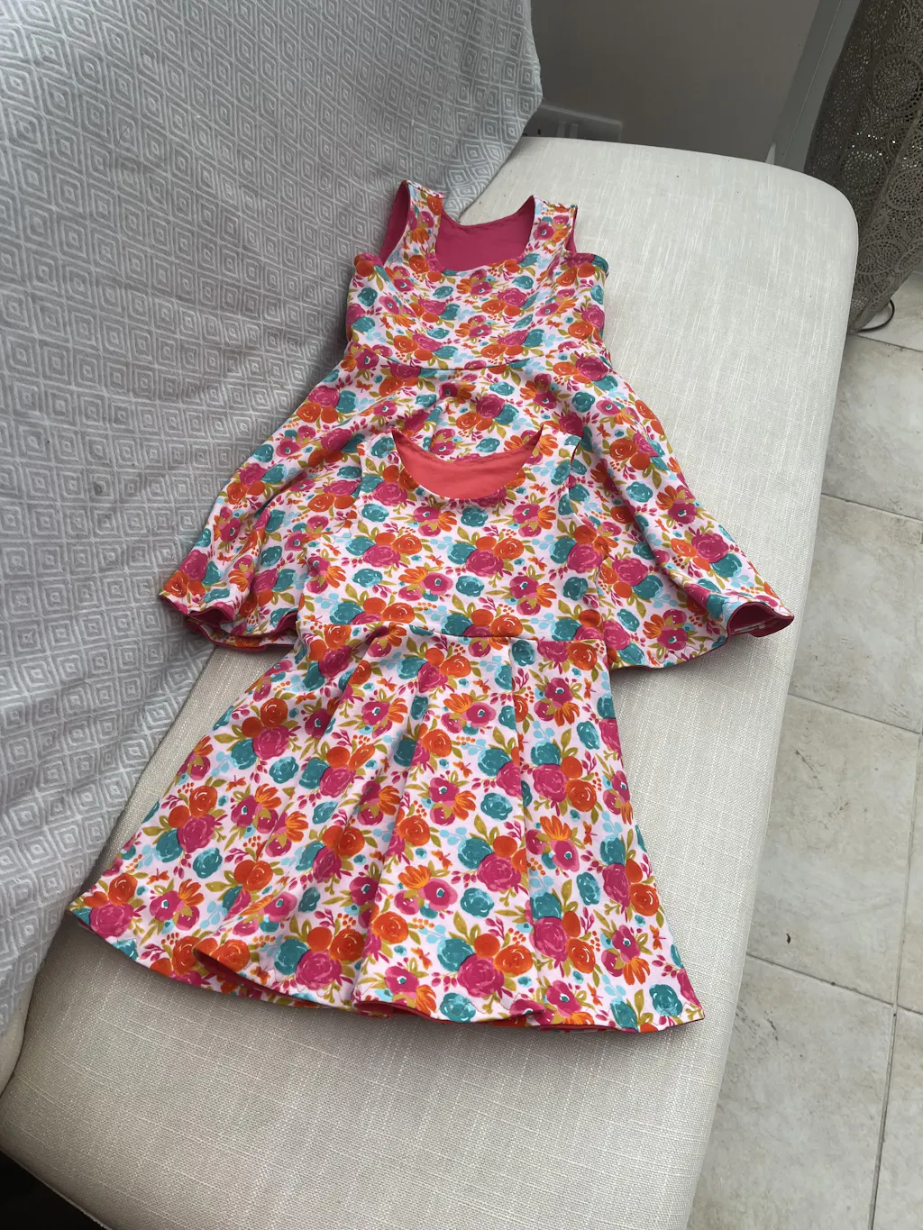 Kids Reversible Dress Sewing Pattern