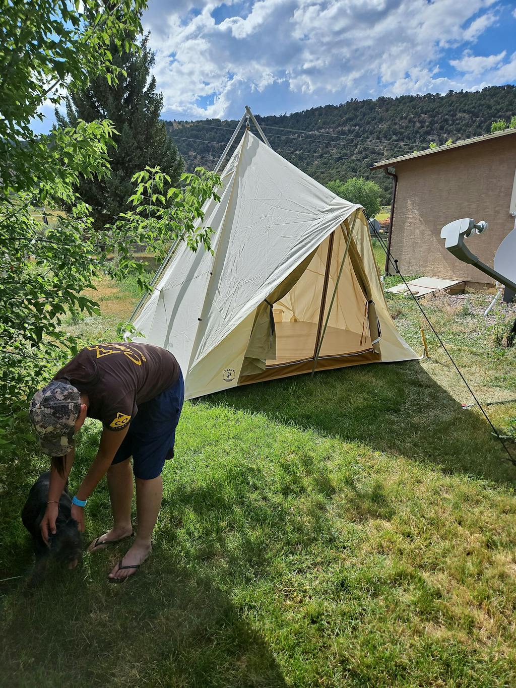 Ellis Canvas Tents: Prairie Tent - The Ultimate Cowboy Tipi