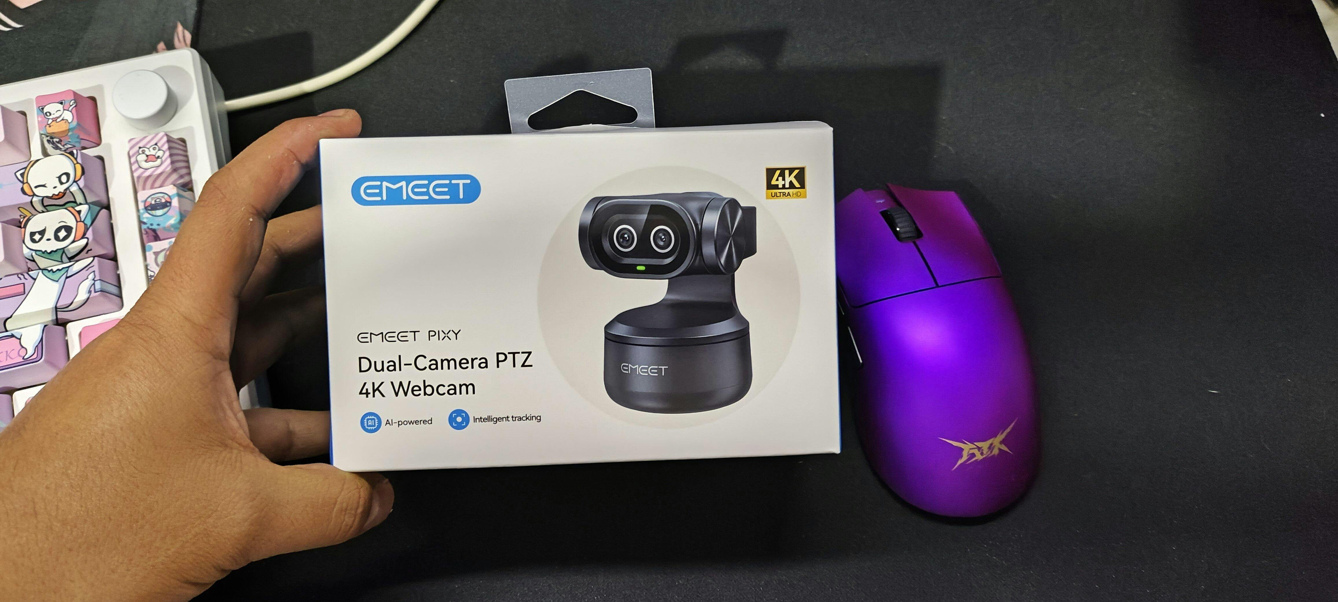 EMEET PIXY Dual-Camera AI PTZ 4K Webcam