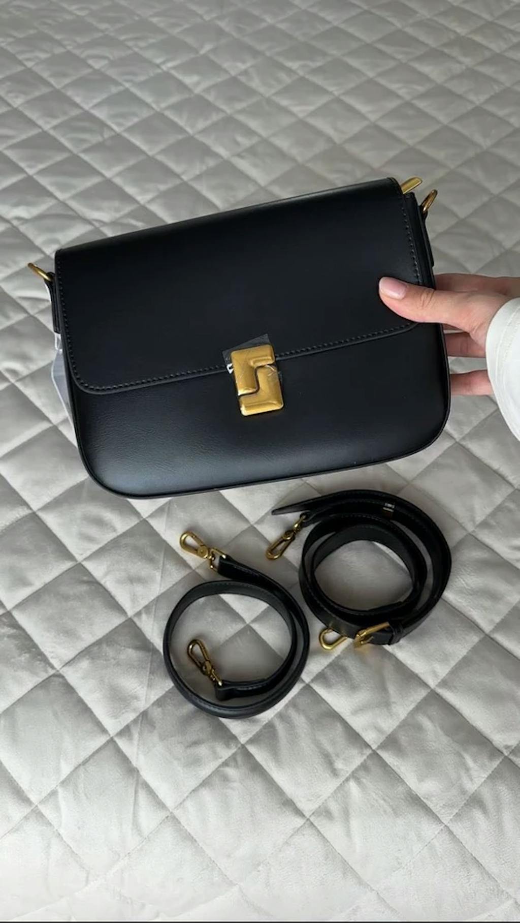 Bolsa Transversal Box Couro Legítimo Toronto – Emma Leblanc