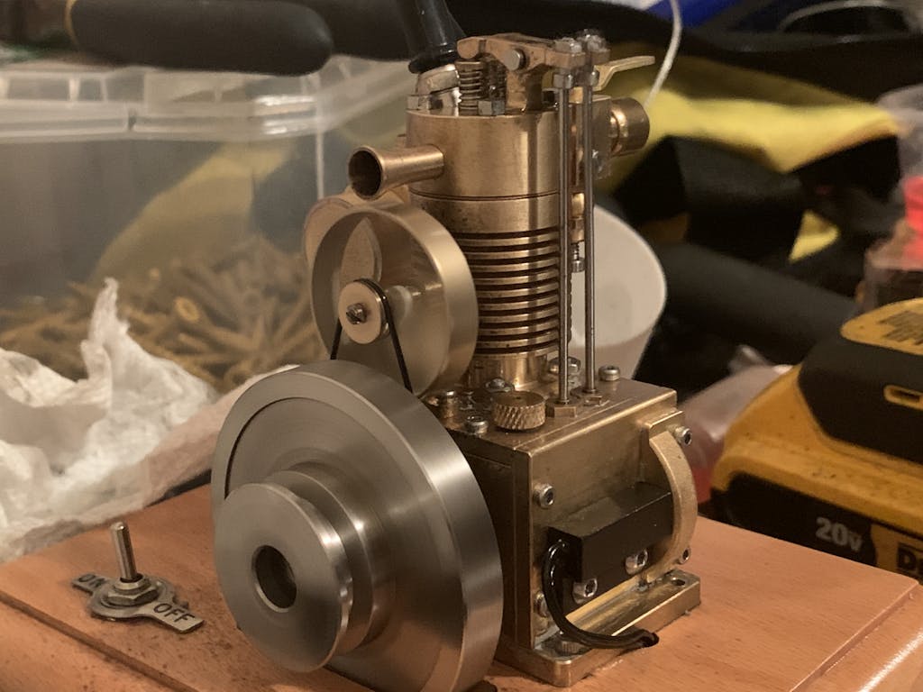 M16 1.6cc Mini 4 Stroke Gasoline Engine Model Vertical Air-cooled Sing ...