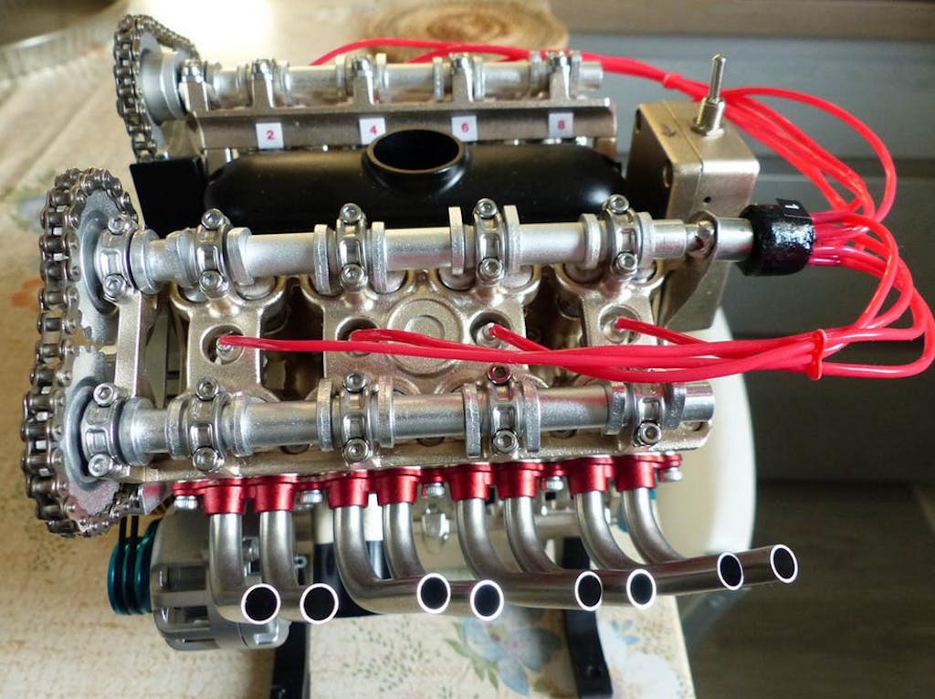 V8 Engine Model Kit that Works - Build Your Own V8 Engine - TECHING 1 ...