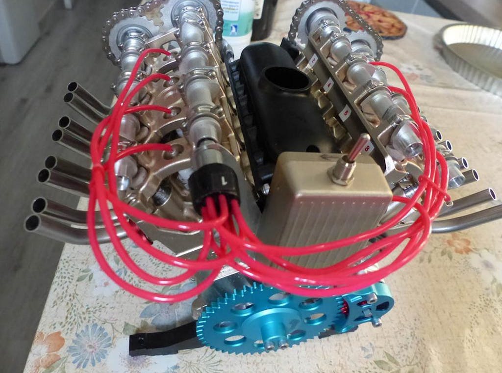 V8 Engine Model Kit that Works - Build Your Own V8 Engine - TECHING 1 ...