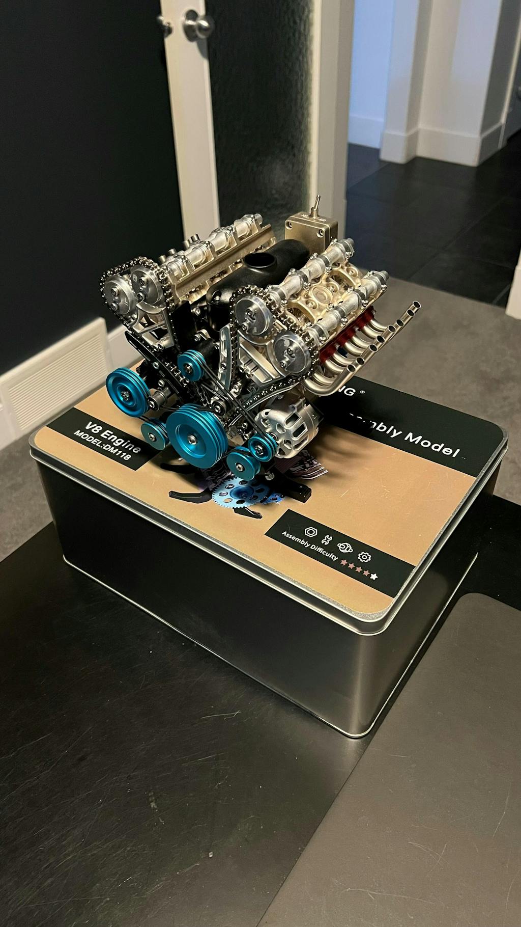 V8 Engine Model Kit that Works - Build Your Own V8 Engine - TECHING 1 ...