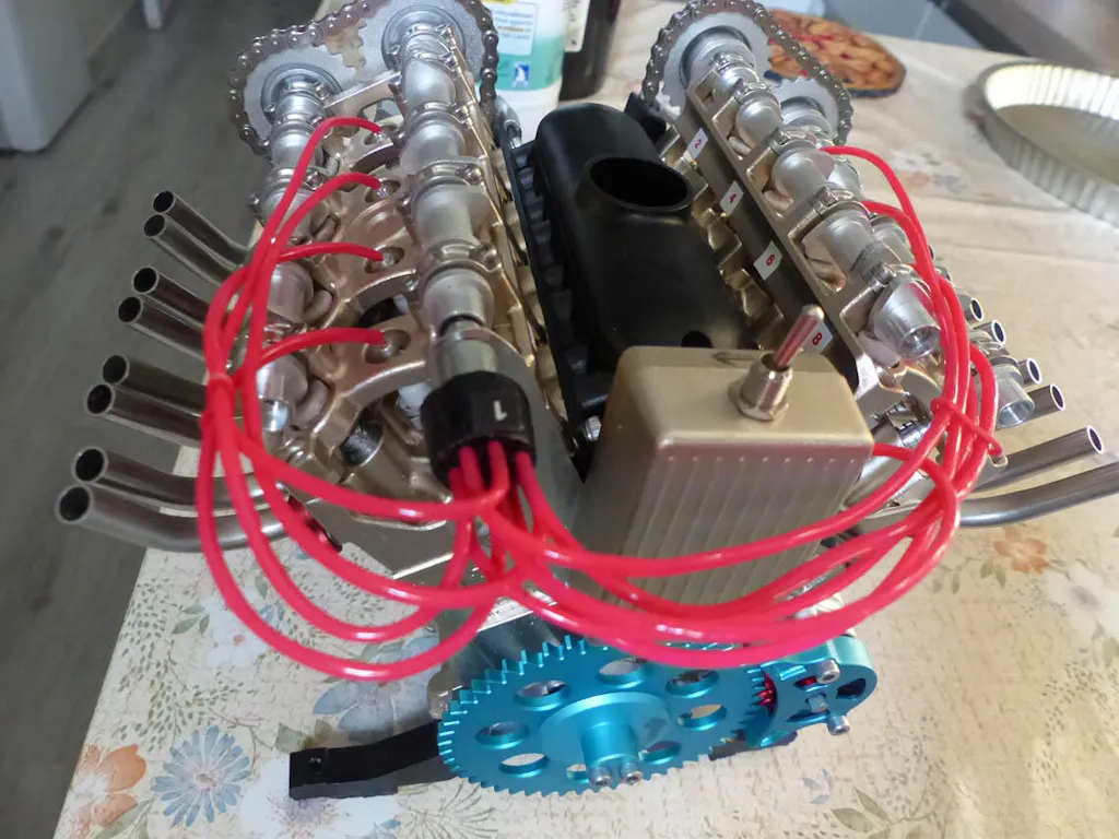 V8 Engine Model Kit that Works - Build Your Own V8 Engine - TECHING 1 ...