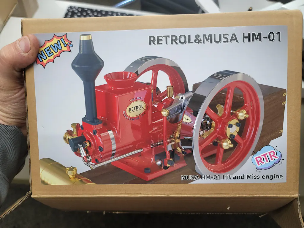 RETROL HM-01 7cc Antique Hit and Miss Engine 4-stroke Stationary Engin ...