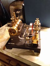 RETROL Full Metal Beam Engine Steam Engine Model Kit with Horizontal B ...