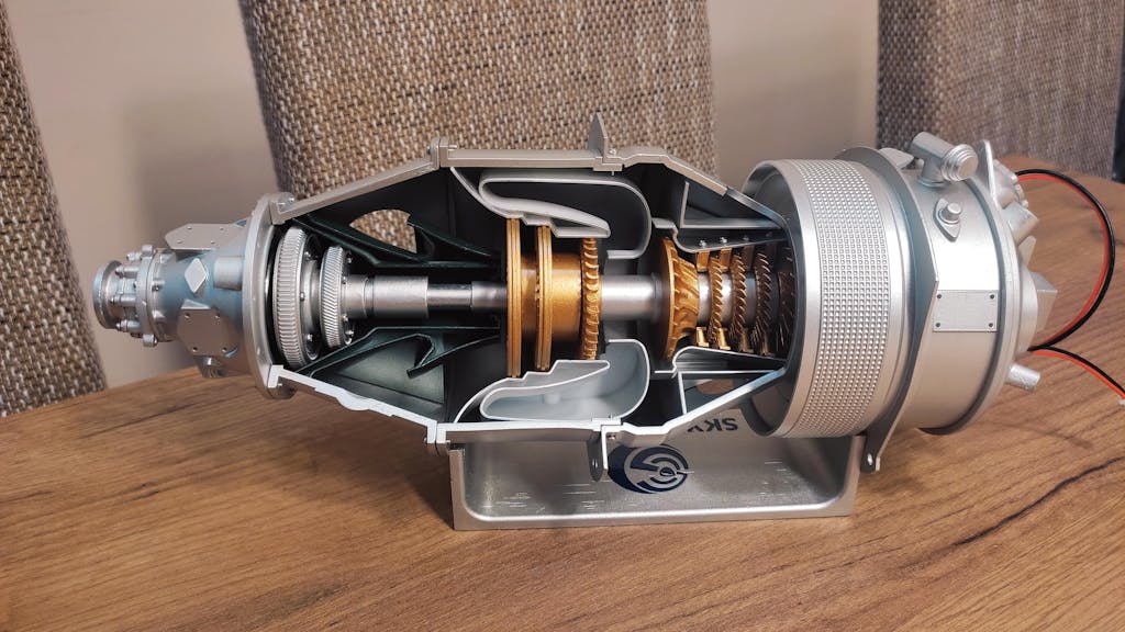 SKYMECH PTA6 Turboprop Engine Model Kit -Build Your Own Jet Engine that ...