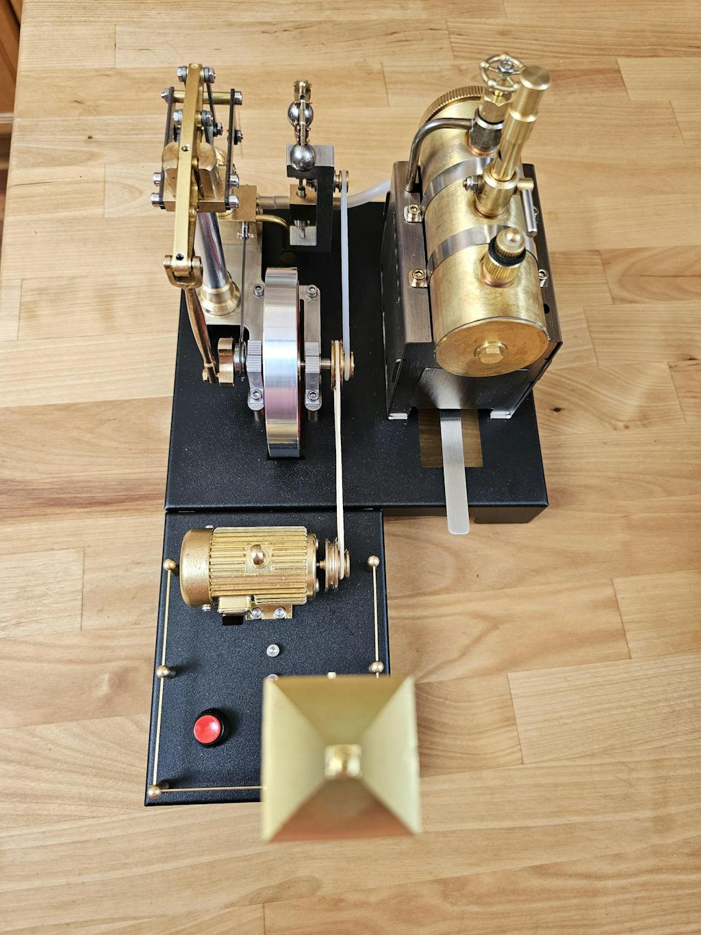 RETROL Full Metal Beam Engine Steam Engine Model Kit with Horizontal B ...