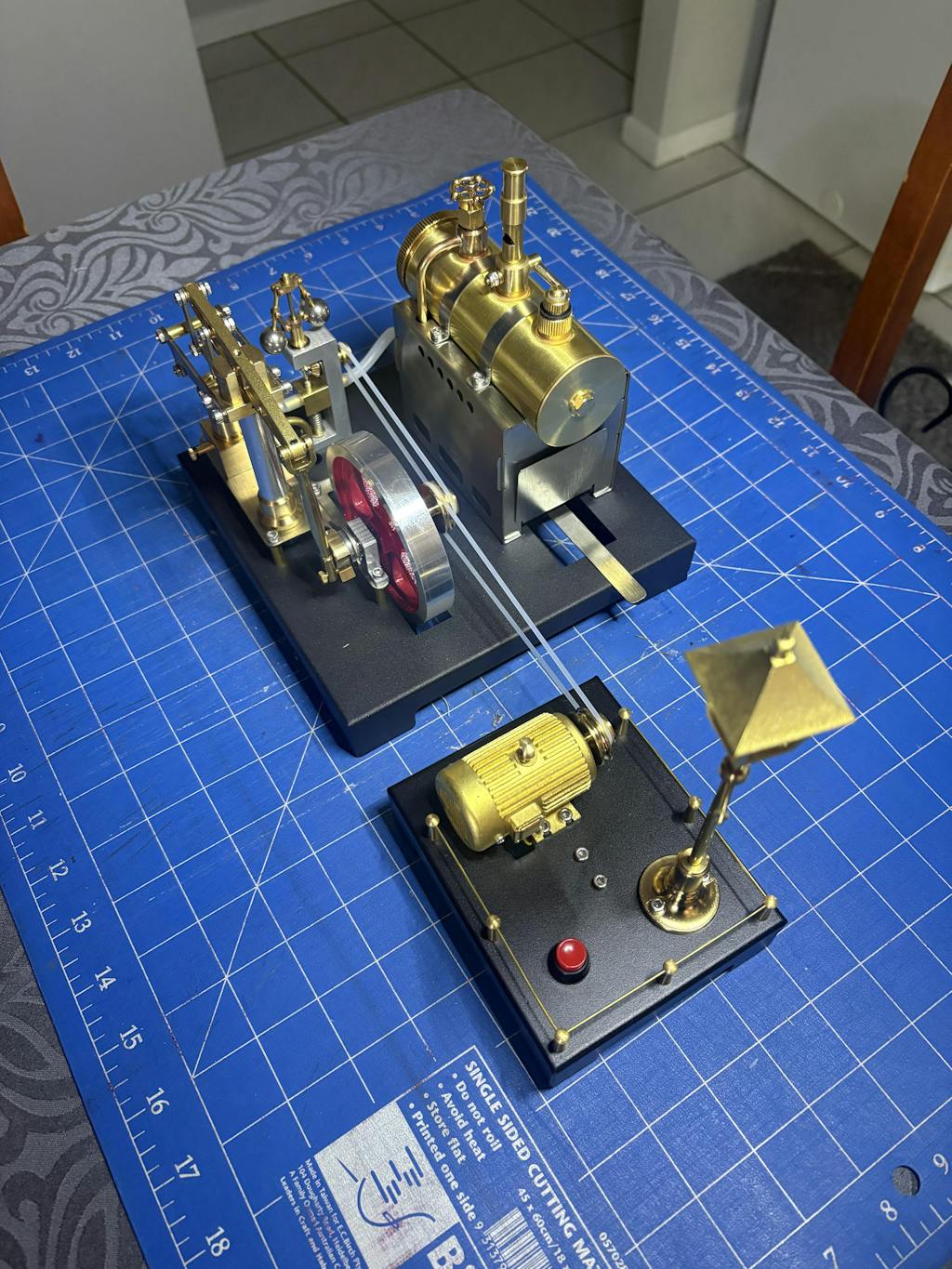 RETROL Full Metal Beam Engine Steam Engine Model Kit with Horizontal B - EngineDIY