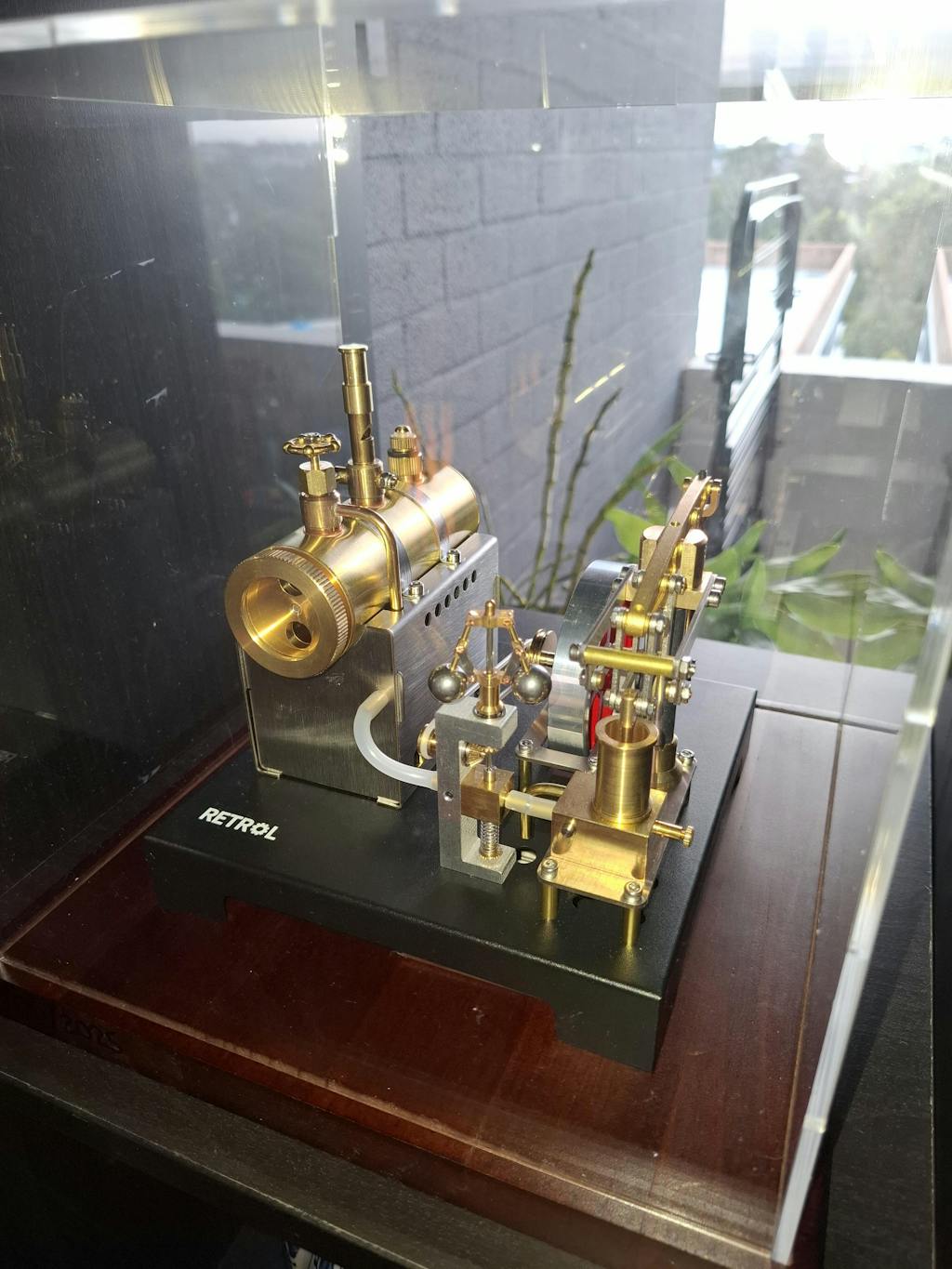 RETROL Full Metal Beam Engine Steam Engine Model Kit with Horizontal B - EngineDIY