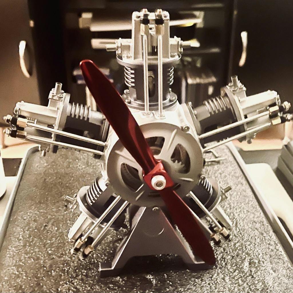 TECHING Radial Engine Model Kit that Works - enginediyshop