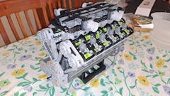 HOLDEN OHV 5.0L V8 Motor MOC Engine Model Building Blocks - 2106PCS ...
