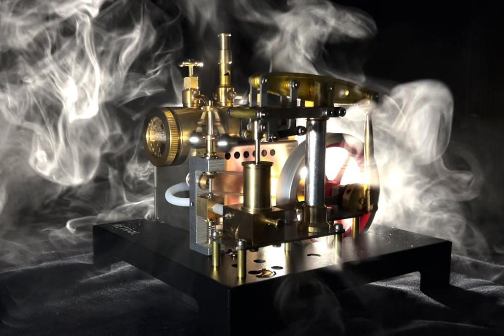 RETROL Metal Steam Engine Model with Boiler & Flyball Governor (84PCS ...