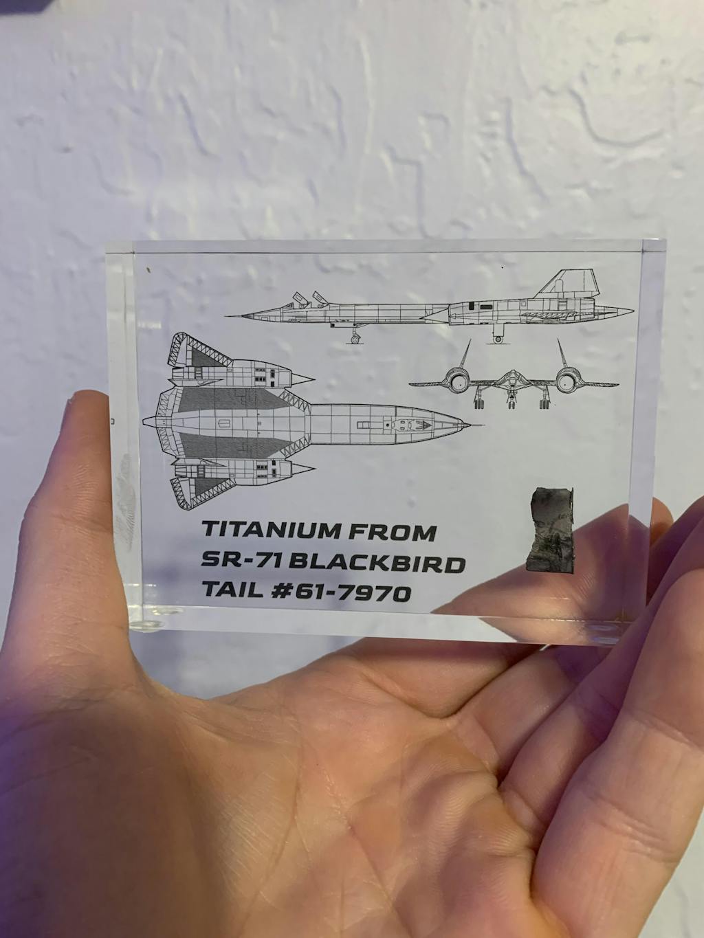 SR-71 Blackbird Titanium (Jet Blueprint) – Engineered Labs