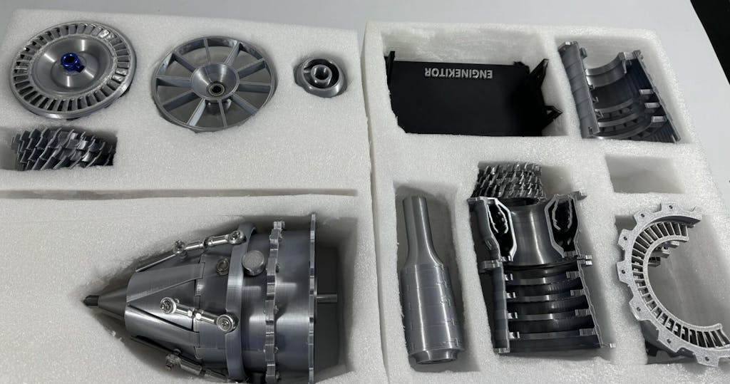 ENGINEKITOR GE-J79 1/24 Turbojet Engine Model Military Engine Kit - Bu ...