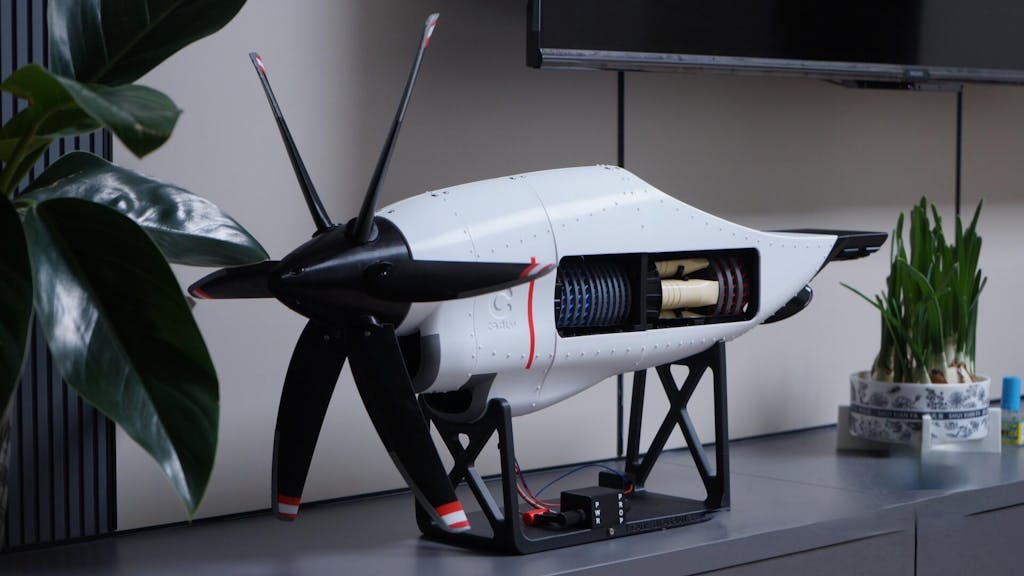 ENGINEKITOR T56-A-15 Turboprop Engine Model Engine Kit from C-130 Herc ...