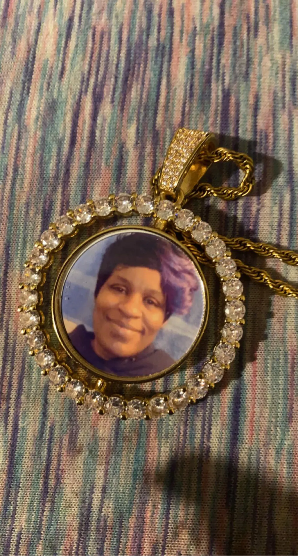 Custom Photo Rotating Double-Sided Medallions Pendant Necklace ...