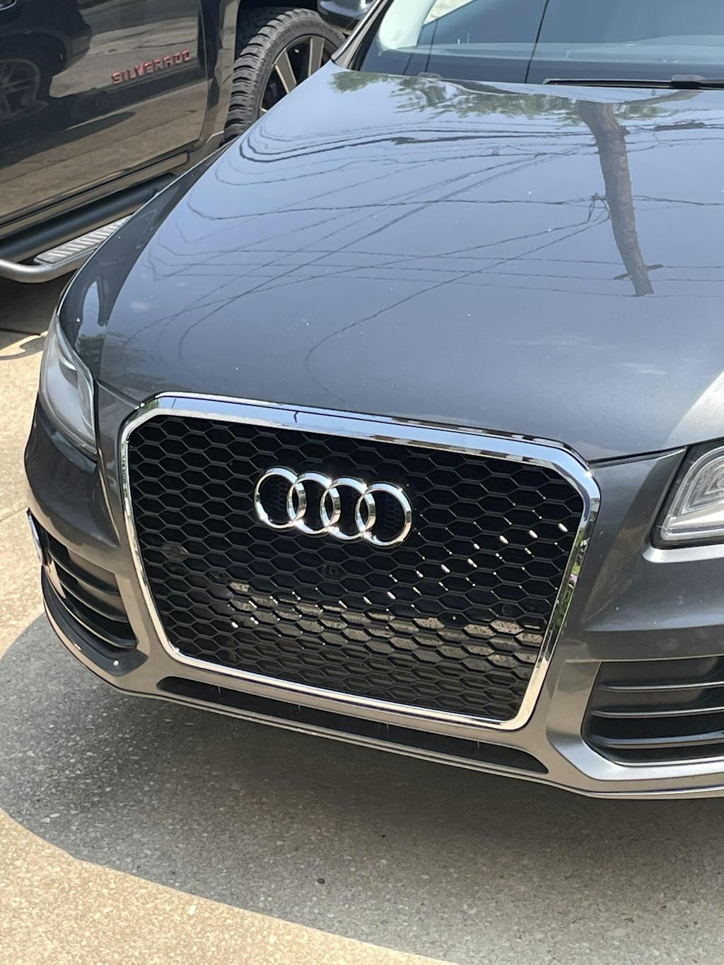 RS Honeycomb Front Grille for 2013-2017 Audi Q5/SQ5 B8.5 Models ...