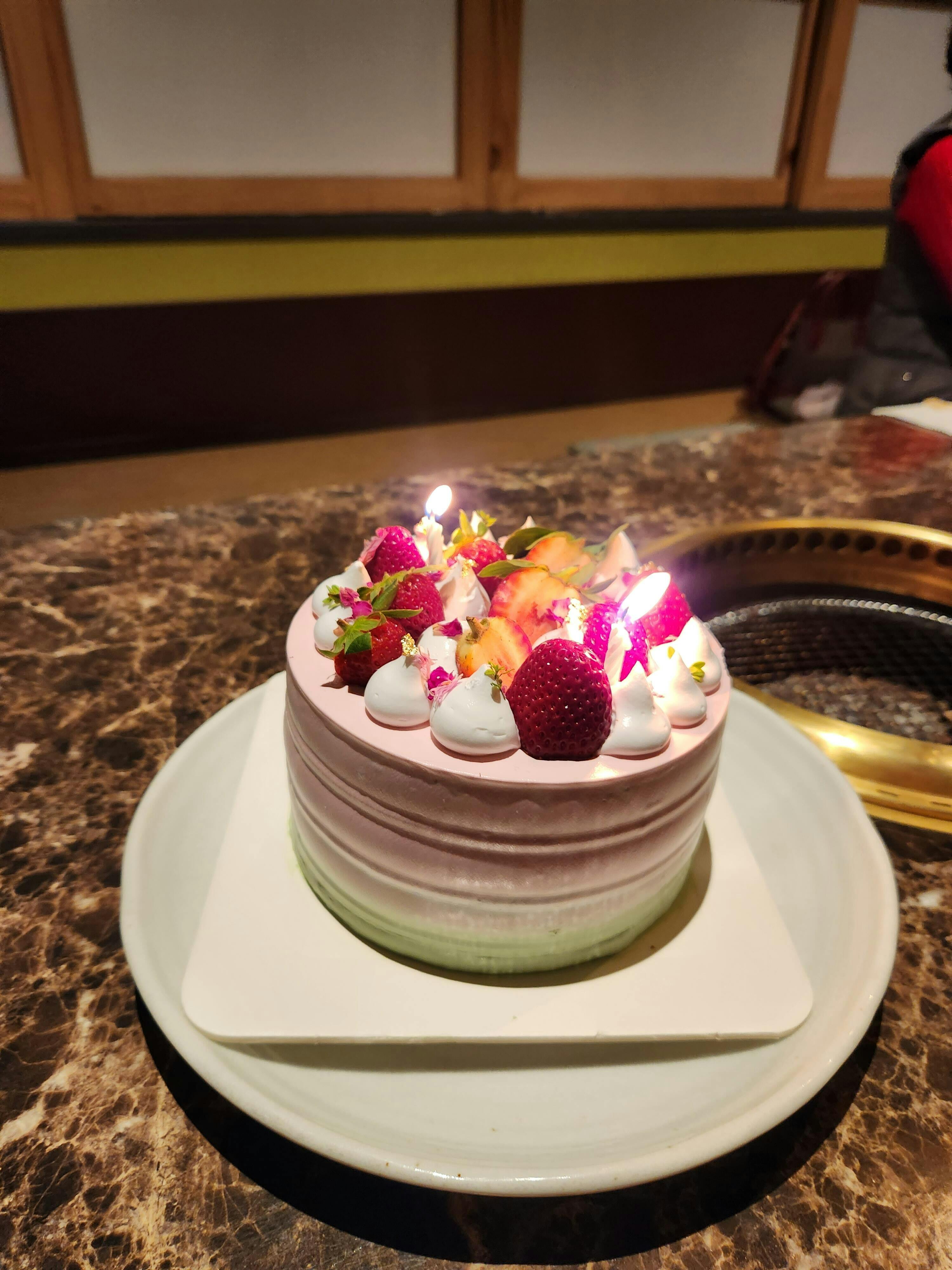 Strawberry Matcha Cream Cake | ENZE