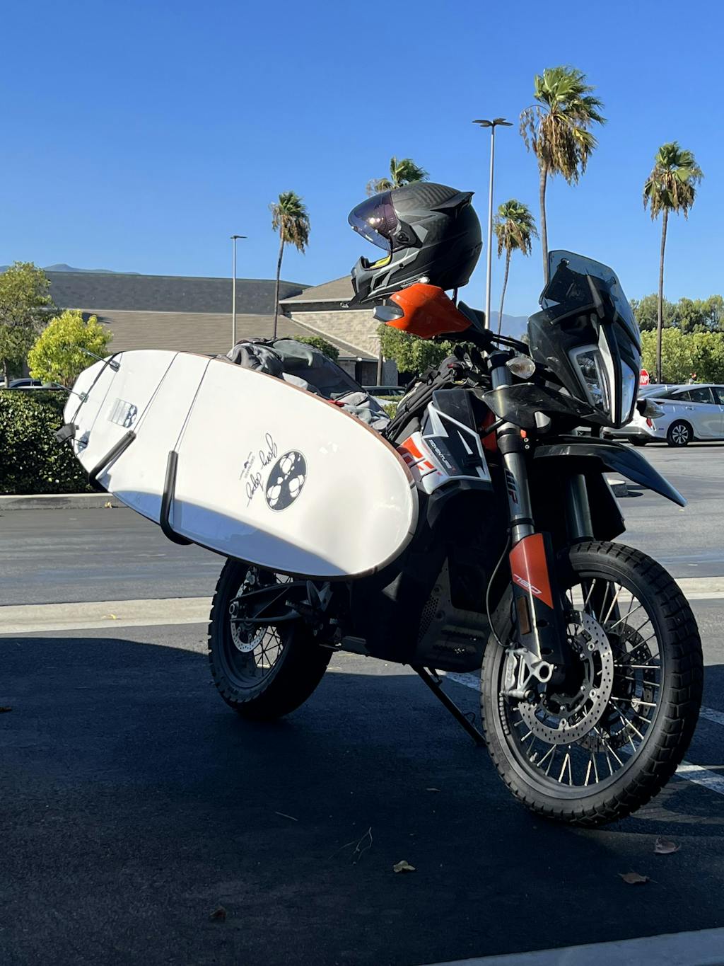 Motorcycle & Moped Surfboard Rack | Holds Boards up to 8 feet