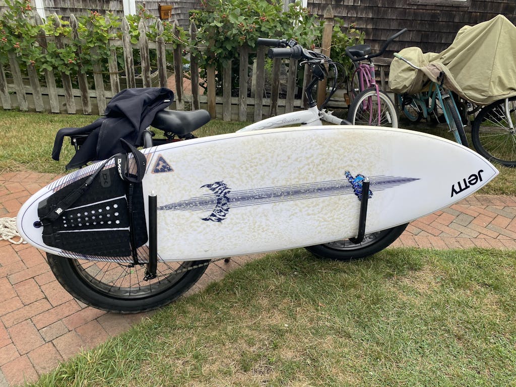 Shortboard / Longboard Bike Rack | Holds Larger Surfboards