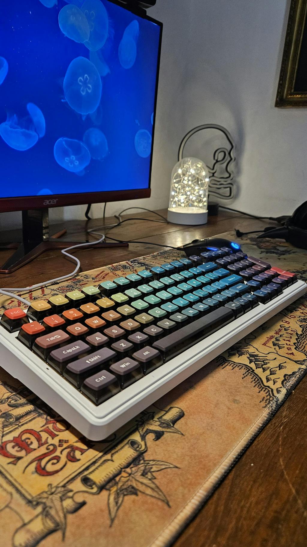 SKYLOONG Neon Pudding Keycaps Set – epomaker