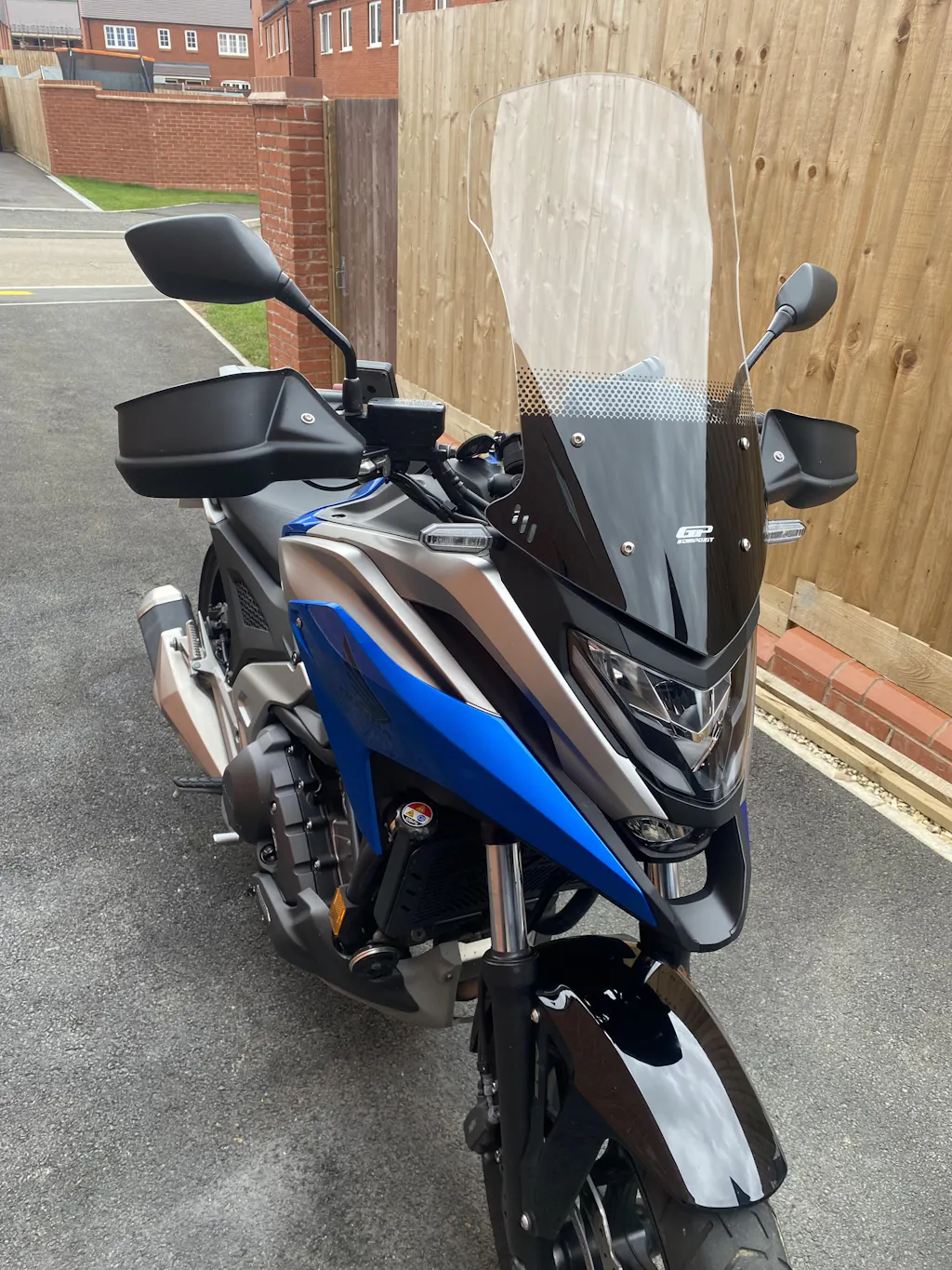 Honda NC750X touring windscreen clear 58 cm 2021-2024