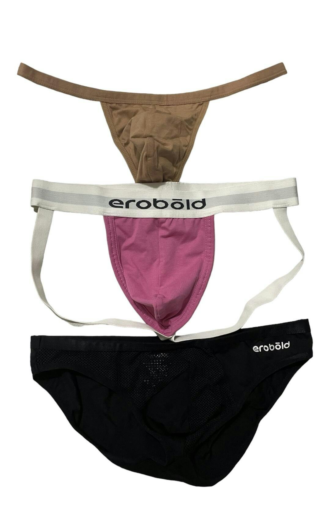Parrot Cage Brief | Tan | See-Through Mesh Cotton Brief for Men – Erobold
